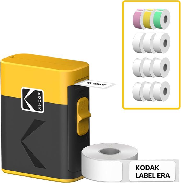 Kodak New Label Era M50 Imprimante Instantanée d'étiquettes (Blanc ...