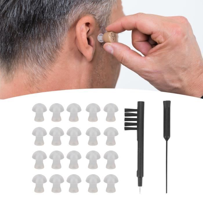 Embout d'oreille pour amplificateur auditif Amplificateur auditif dôme ...