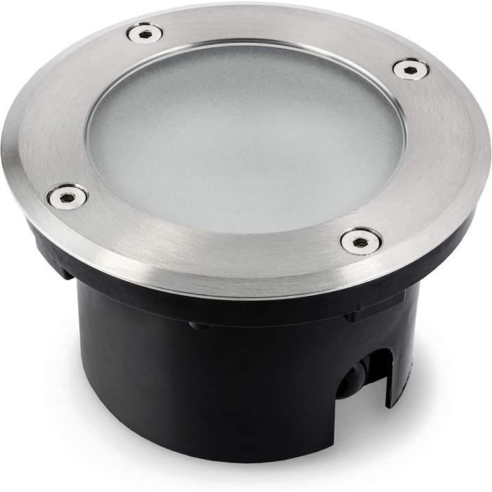 XimstF Spots encastrables au sol à LED GX53 blanc chaud ronds et carrés ...