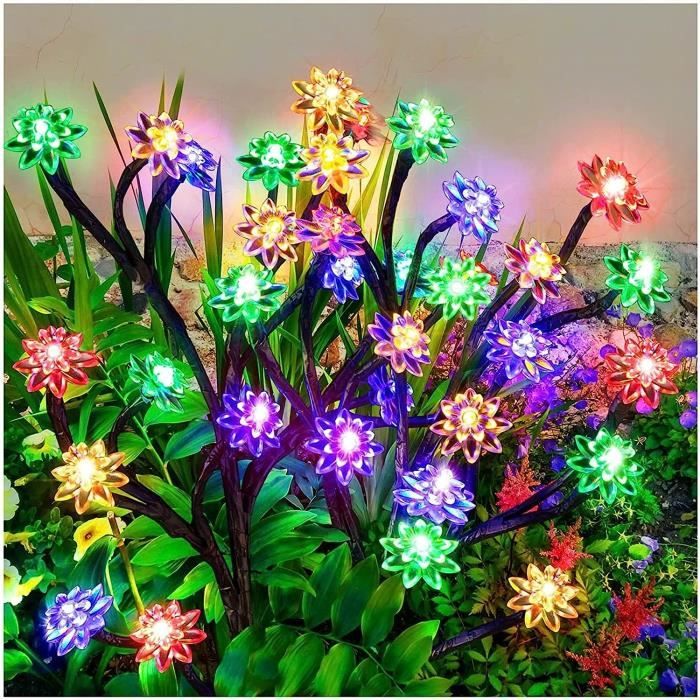 Lumière De Sol Solaire En Forme De Cerisier En Fleurs Pour L'Extérieur ...