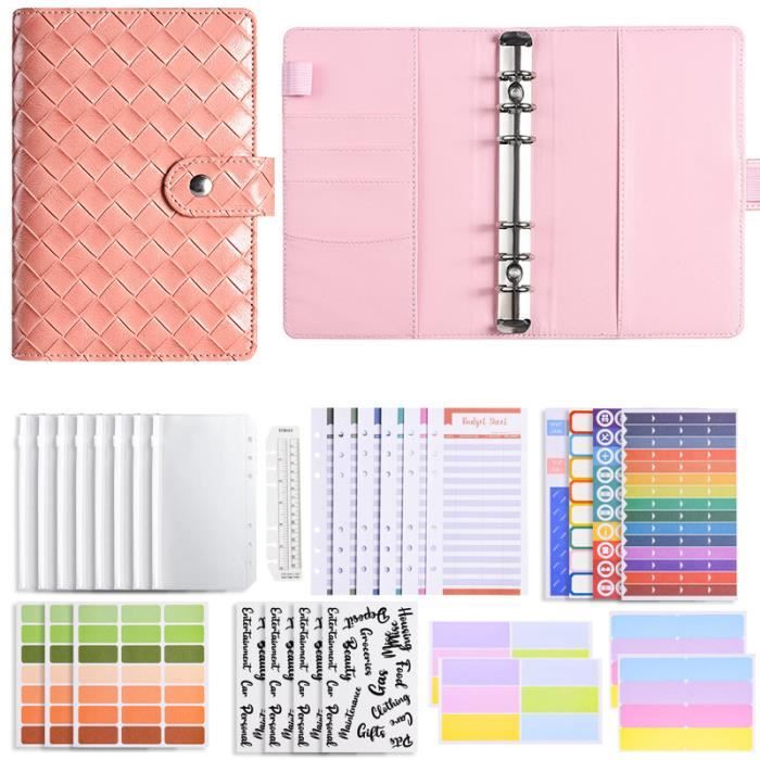 Classeur Budget Enveloppe Francais, Carnet Budget A6 avec 8 Pochette ...