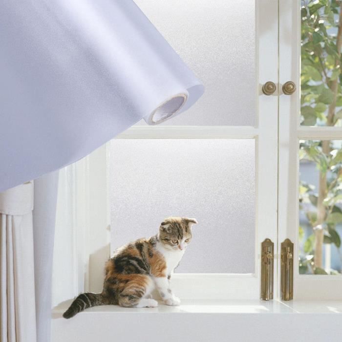 Film Pour Fenêtre, Film Occultant Dépoli, Anti Regard Et Uv Collant ...