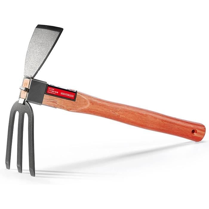 Binette de Jardinage à Main pour Creuser, Planter, Ameublir et Désherber le Sol - Manche Court ...