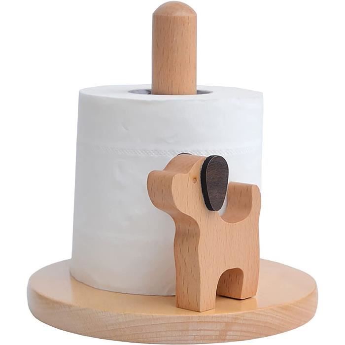 Support en bois pour papier essuie-tout, distributeur de papier essuie ...