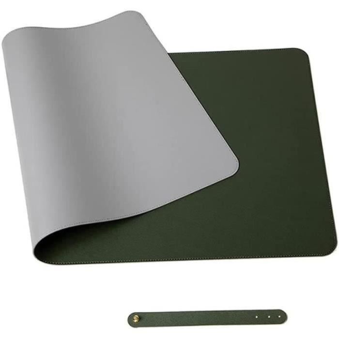 Sous-mains Bureau en Cuir PUGrand Sous-Main Bureau Double Face Tapis De ...