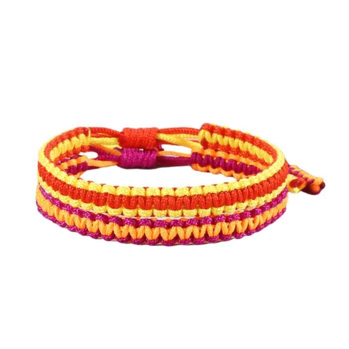 Bracelets tressés en corde pour hommes et femmes 14 styles bijoux ...