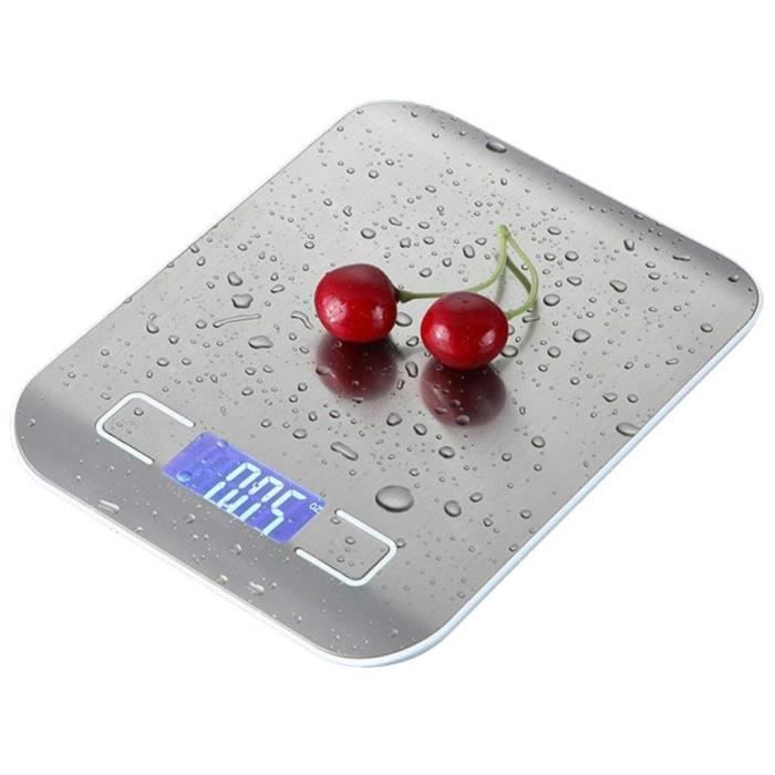 Balance De Cuisine Numérique Avec Fonction Tare, Pour La Cuisson, Poids 5Kg-10Kg, Balance ...