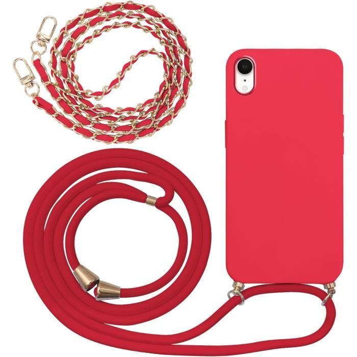 Coque Avec 2 Cordon Pour Apple Iphone Xr 6,55", coque De Téléphone Avec ...