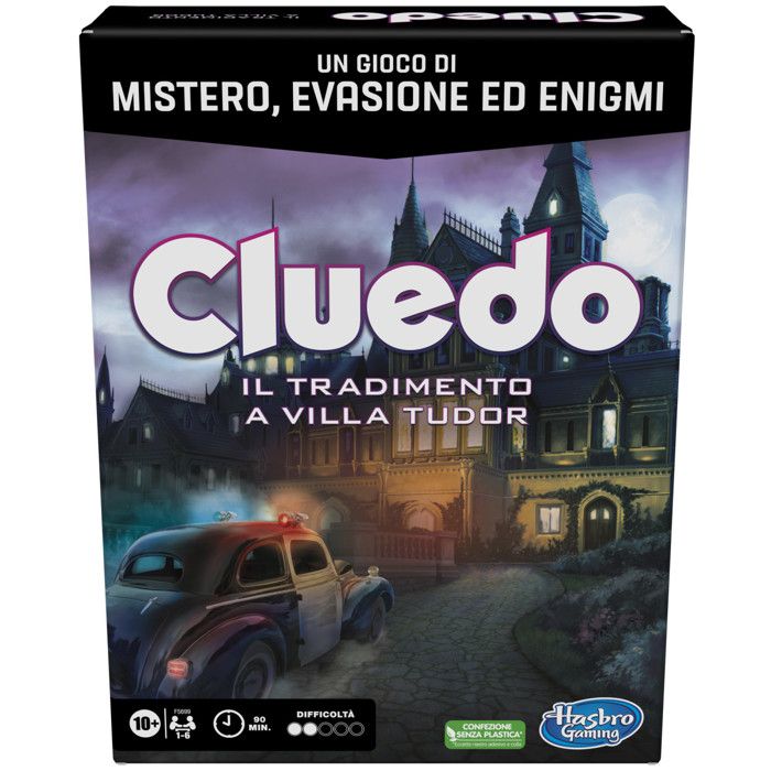 F5699 JEU DE SOCIÉTÉ CLUE TREACHERY AT TUDOR MANSION DÉTECTIVE HASBRO ...