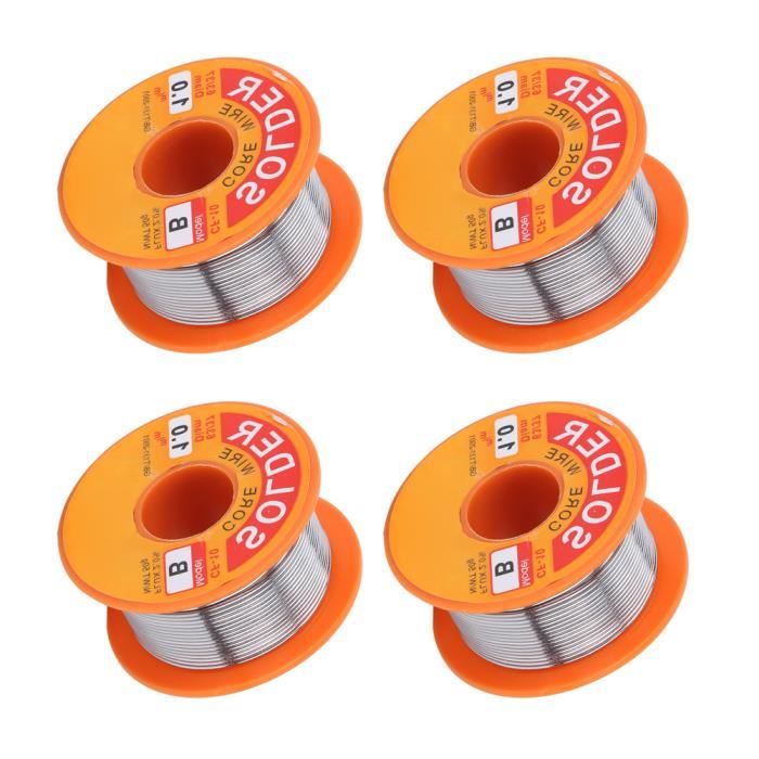 HURRISE Fil de soudure 4Pcs Solder Wire, 50g 1mm Tin Lead Wire ...
