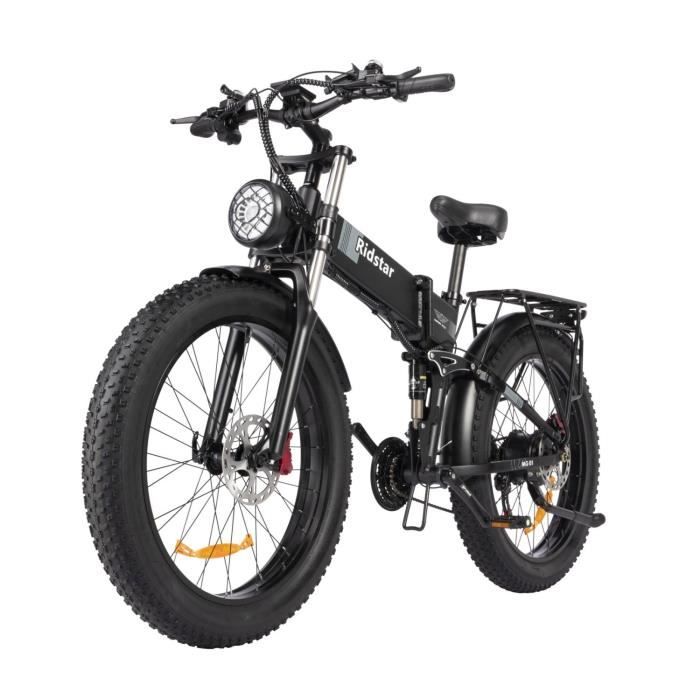 Vélo Électrique Ridstar H26 Pro - Moteur 1000W Batterie 48V23Ah Pneus 26" Frein à Disque d'huile ...