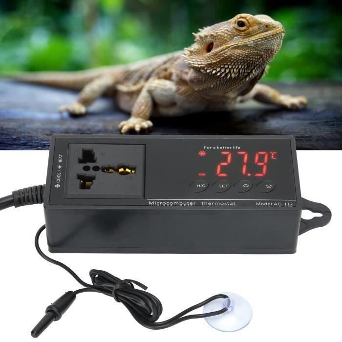 Trust-Régulateur de température numérique prise UE 220 V sonde super sensible externe WAN ...