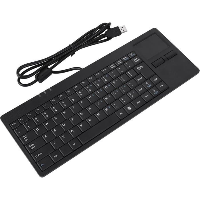 Usb Filaire Intégré Touchpad Hub Port Clavier 86 Touches Muet Clavier ...