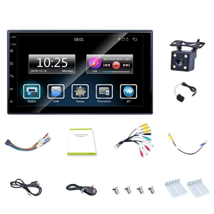 2 Din Carplay Android Auto 7 Pouces Autoradio Universel pour-Nissan Kia ...