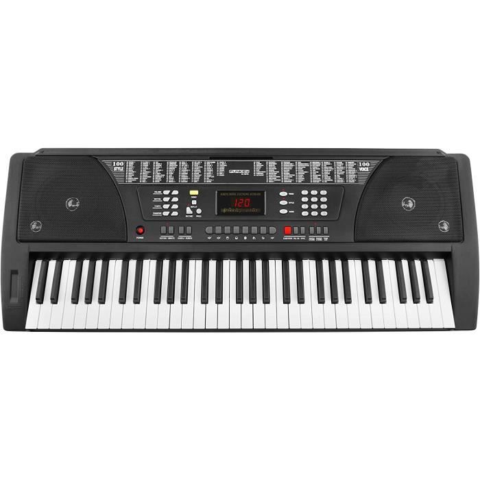 Funkey 61 BK Clavier avec alimentation et Pupitre Musique noir98 ...
