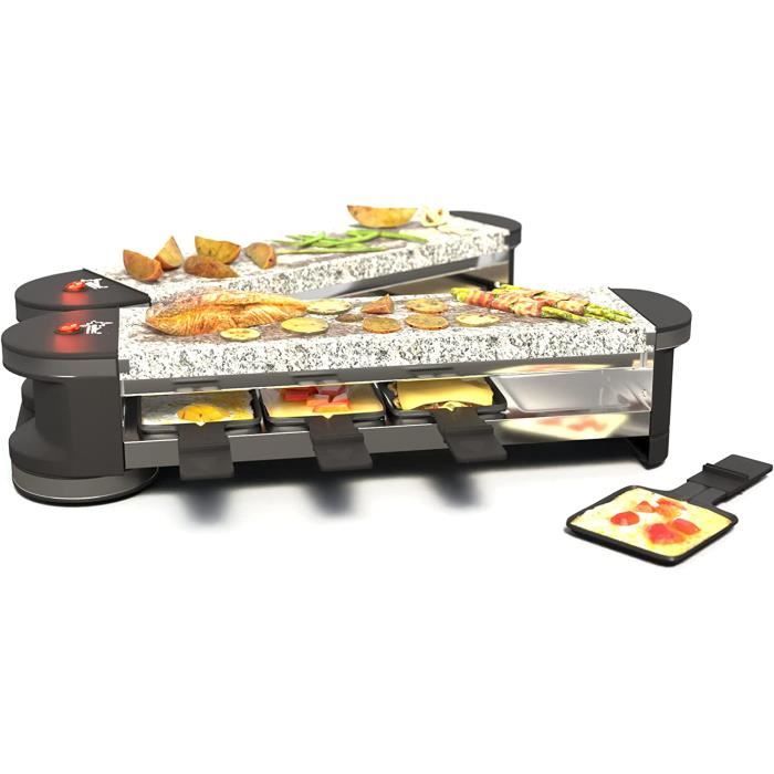 Machine à raclette - SUNTEC - RAC-7079 Flex8 - 1400 watts - Pour 8 ...