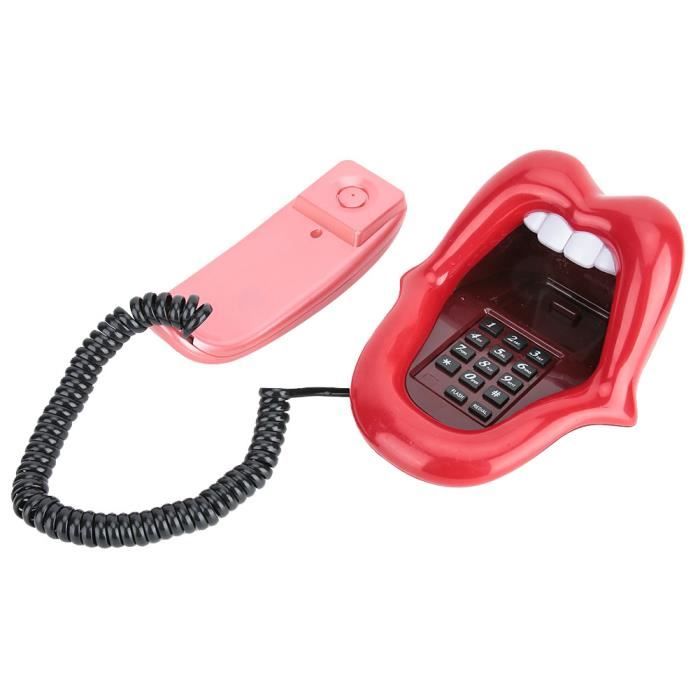 Téléphones Filaires, Téléphone Fixe Filaire Multifonction Numérique ...