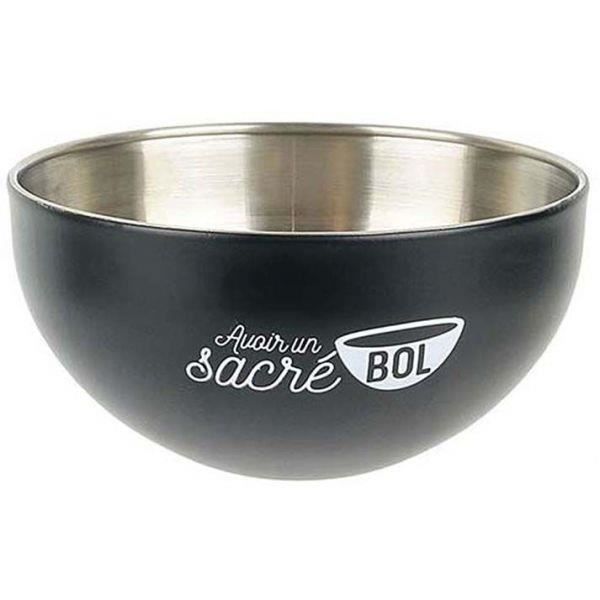 Saladier en inox Bistrot Diamètre 13 cm Noir - Cdiscount Maison