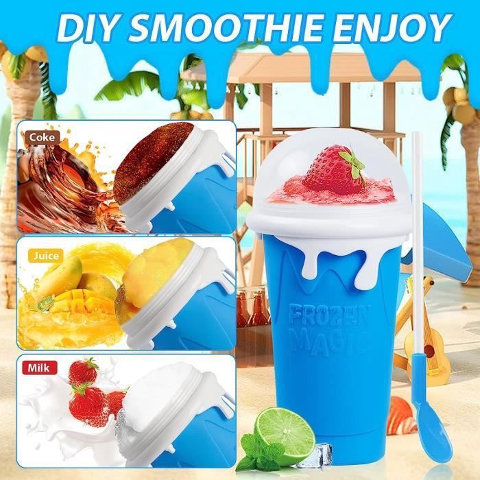 Slushy Cup, Slushie Maker Cup Gobelet Granita Frozen Magic Smoothie ...