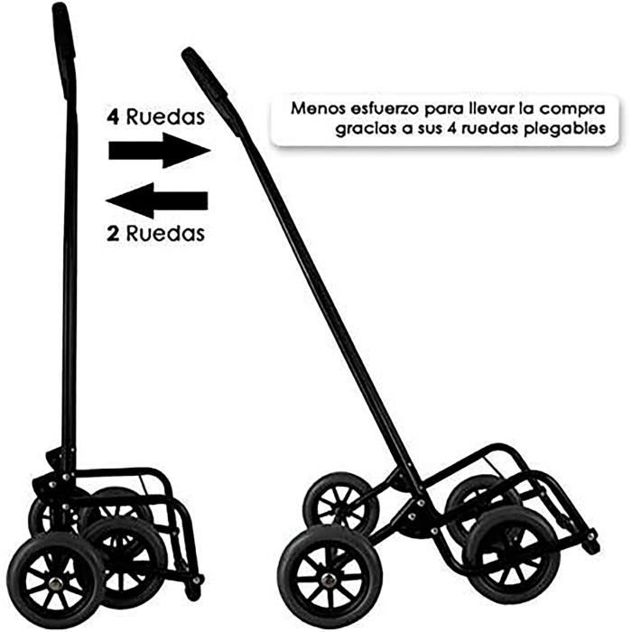 CHARIOT DE MARCHE Bastilipo Julia Chariot de Courses 4 Roues Pliables ...