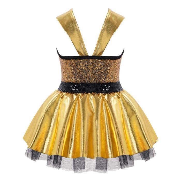 Yizyif Enfant Fille Tutu Danse Classique Robe Danse Moderne Jazz