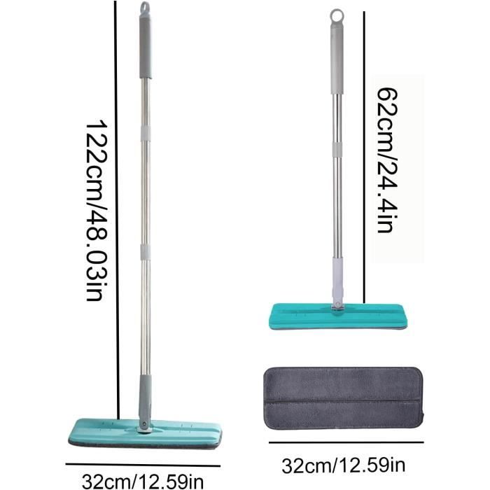 Balai Plat – Balai Plat De Nettoyage | Balai À Long Manche Et Seau Pour ...