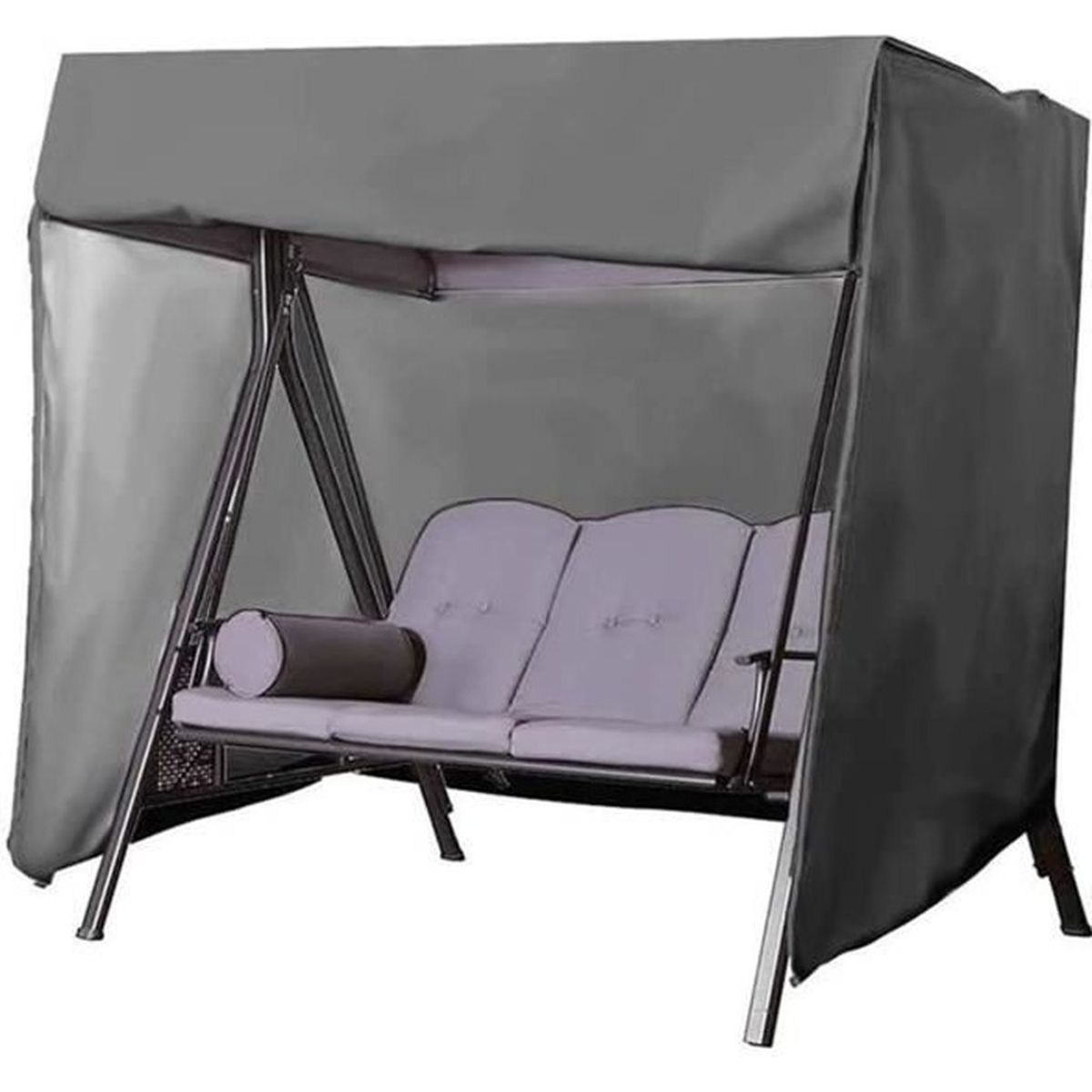 Housse de Balancelle de Jardin 3 Places 210D Oxford Imperméable Bâche ...