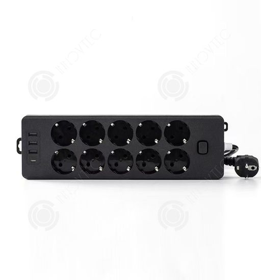 INN Multiprise avec USB noir multiprise electrique avec 3 ports USB et ...
