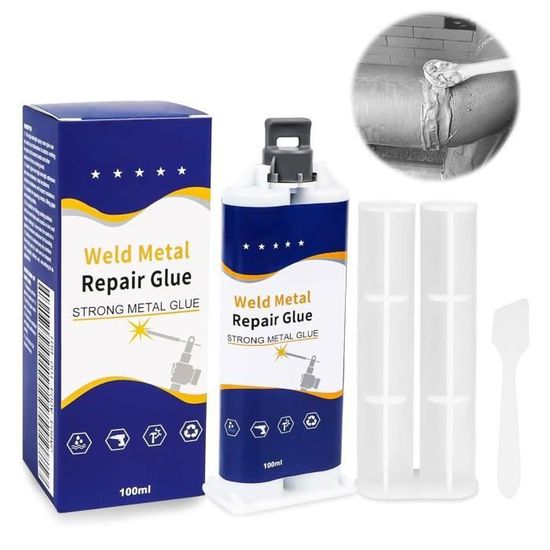 Colle metal extra forte Colle bi Composant soudure a froid metal ...