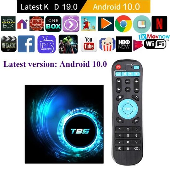 Box Multimédia - T95 - Smart TV Box Set-top - 4G RAM 32G ROM - Android ...