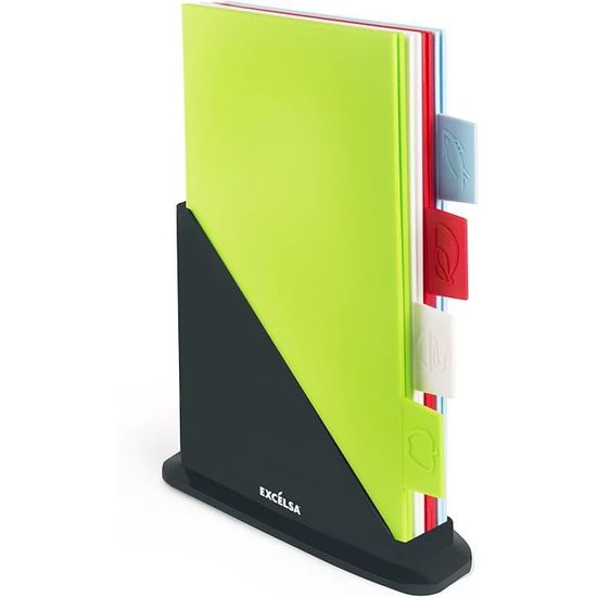 Excelsa 62395 Set de 4 planches à découper, Polypropylène ...