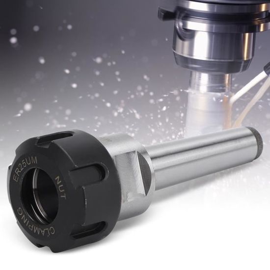 Porte-mandrin à pince ZERONE - MT2 ER25 M10 - Plage De Serrage 1-16mm - Cdiscount Bricolage