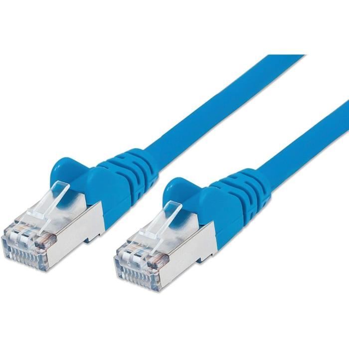 Câble Patch, CAT6a, S-FTP, PIMF, Ethernet, LAN, Rapide, Flexible et Durable RJ45 10Gbit-s Câble ...