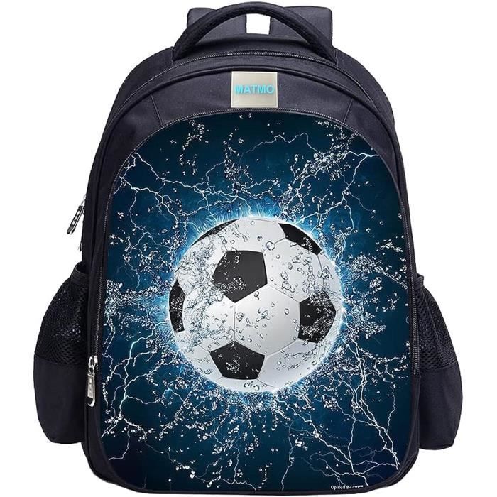 Sac À Dos De Football Pour Garçons, Sac À Dos Imprimé Football Cool Sac ...