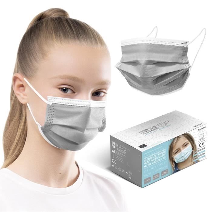 50 Pcs Respirateurs Jetables | Made In Germany | Masque Chirurgical De ...