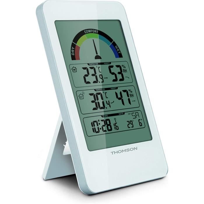 Station météo avec sonde extérieure sans FI l , Fonction Réveil et ...