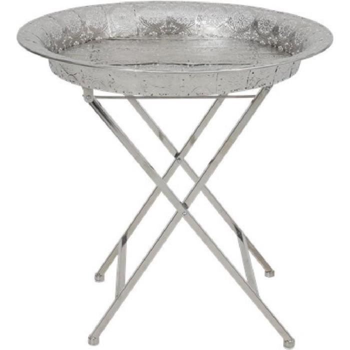 Plateau - 53cm - Support amovible - Gris - 5Kg max - Cdiscount Maison