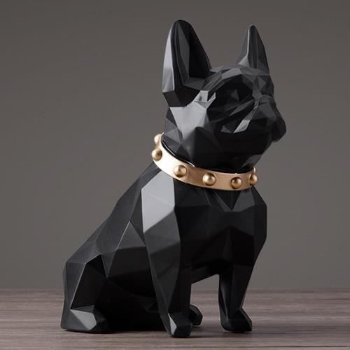 Statue deco,Statue de chien en résine d'art moderne, décoration de ...