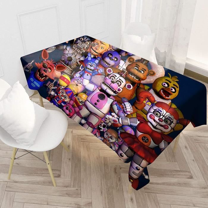 Five Nights at FNAF Nappe de table Fnaf Anime Fnaf Fournitures de fête ...