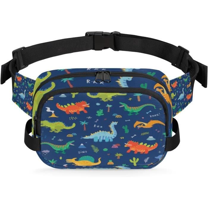Sac Banane Pour Homme Et Femme - Motif Dinosaures Mignons - Sac Banane ...