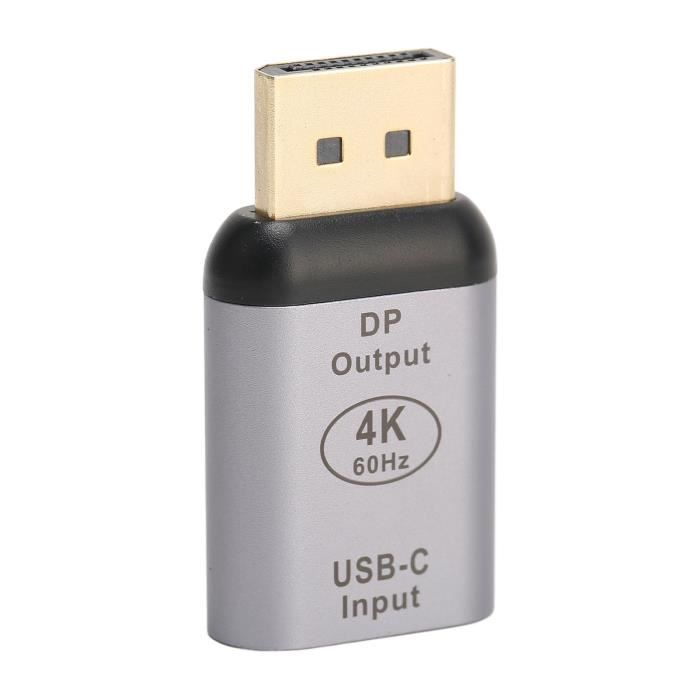 Adaptateur USB C vers DisplayPort - EJ.life - 4K 60Hz - Plug and Play ...