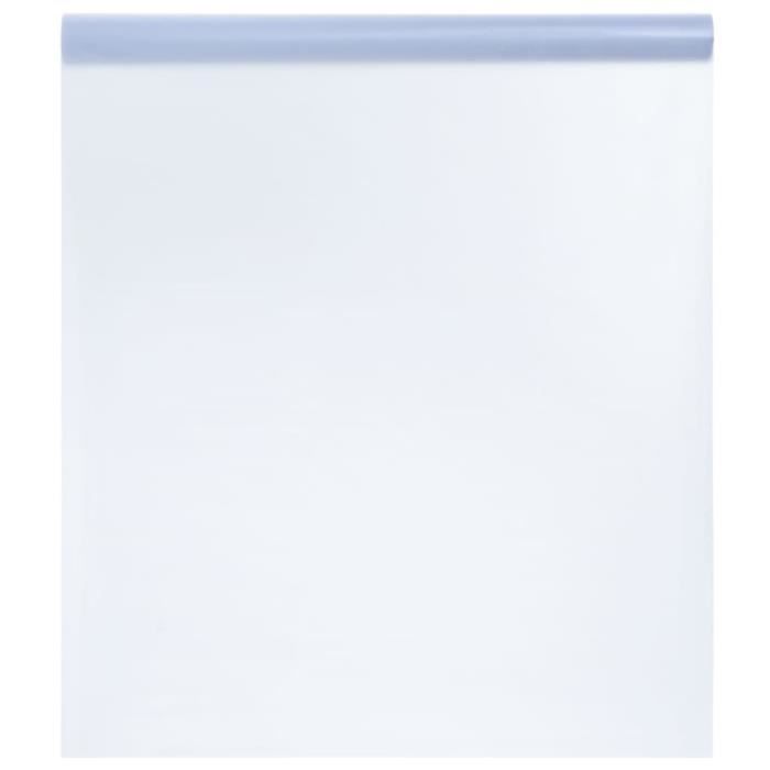 LSS Film pour fenêtre statique dépoli gris transparent 45x500cm PVC ...