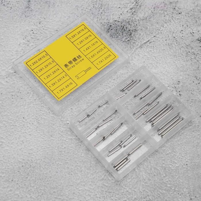 Garosa Watch Lug Screw 2 boîtes montre bande lien broches sangle vis ...