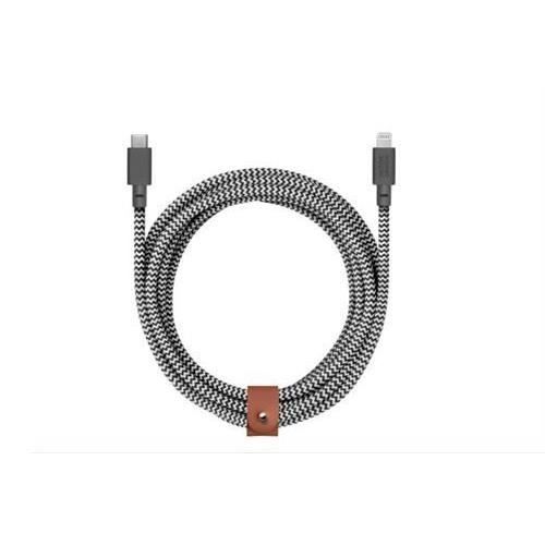Câble USB-C vers Lightning - Native Union - Zebra - 3m - Gris ...