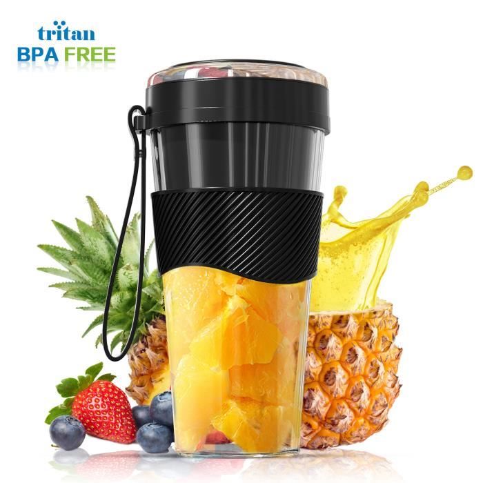 PHISINIC Mini Blender de Smoothie, Mixeur Portable Presse-agrumes de ...