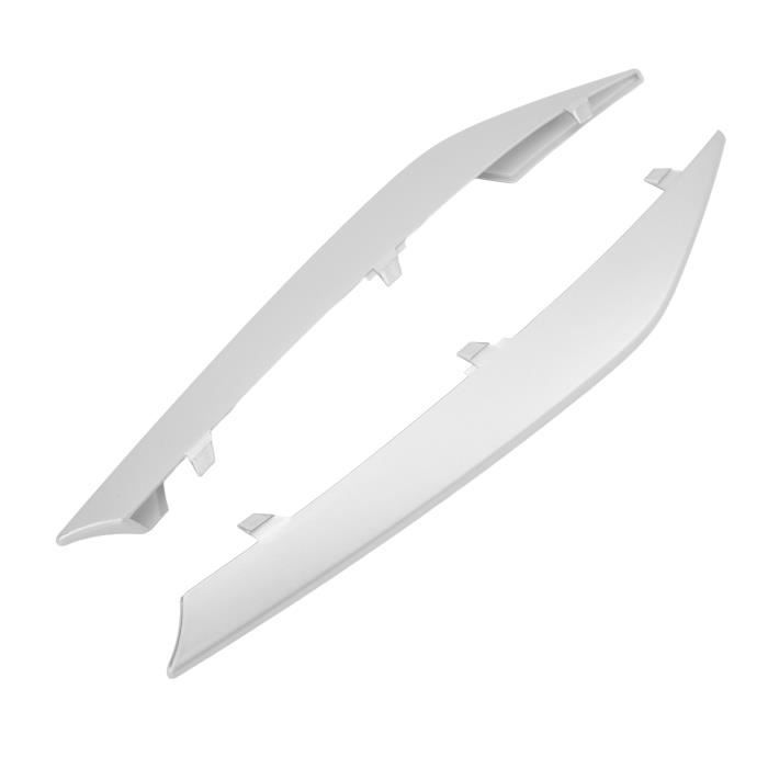 Pwshymi Garniture chromée de calandre de pare-chocs 2 pièces calandre ...