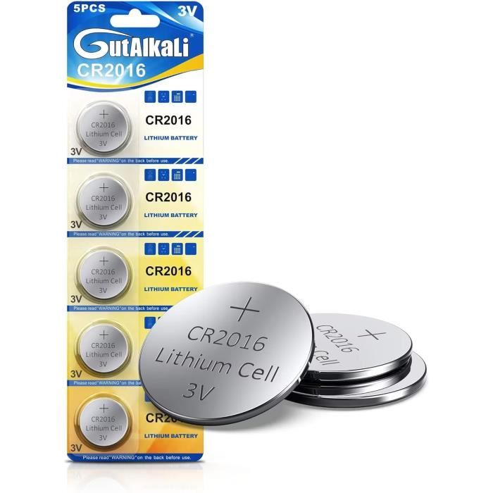 Cr2016 Pile Lithium 3v CHL-20 16 Batterie Compatible Avec Appareils ...