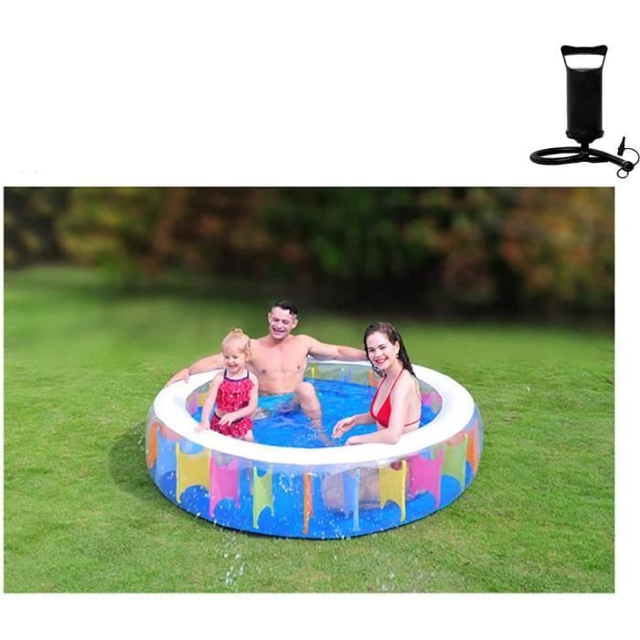 ZEIYUQI PVC Gonflable Pataugeoire Piscine Piscine d'eau Pliable pour ...