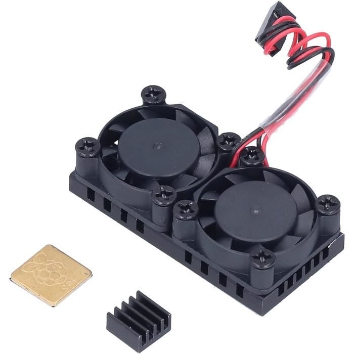 Ventilateurs De Refroidissement Pour Raspberry Pi 3B 3B + 4 4B, Double ...