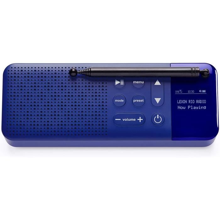 Rio Radio Dab+ & Fm, Bluetooth Speaker 3W, Autonomie 3 Heures, Bleue ...